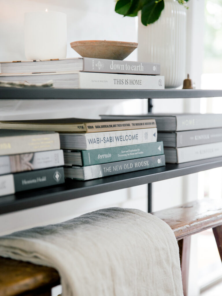 Our Small Entry & Neutral Coffee Table Books | Laine and Layne