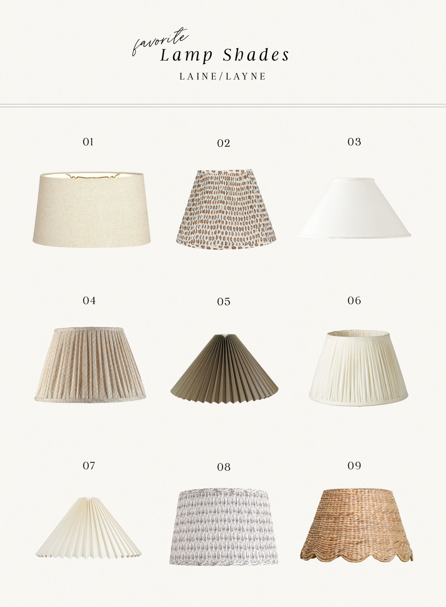 Table Lamps & Lamp Shades We Are Loving | Laine and Layne