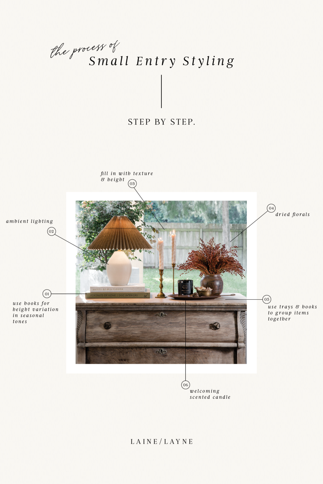 How To Style A Small Entry For Fall | Laine and Layne