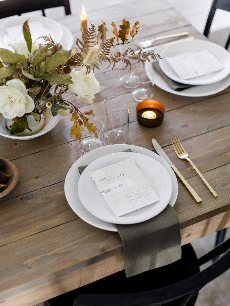 Fall Dining Room Inspiration For a Simple Gathering | Laine and Layne