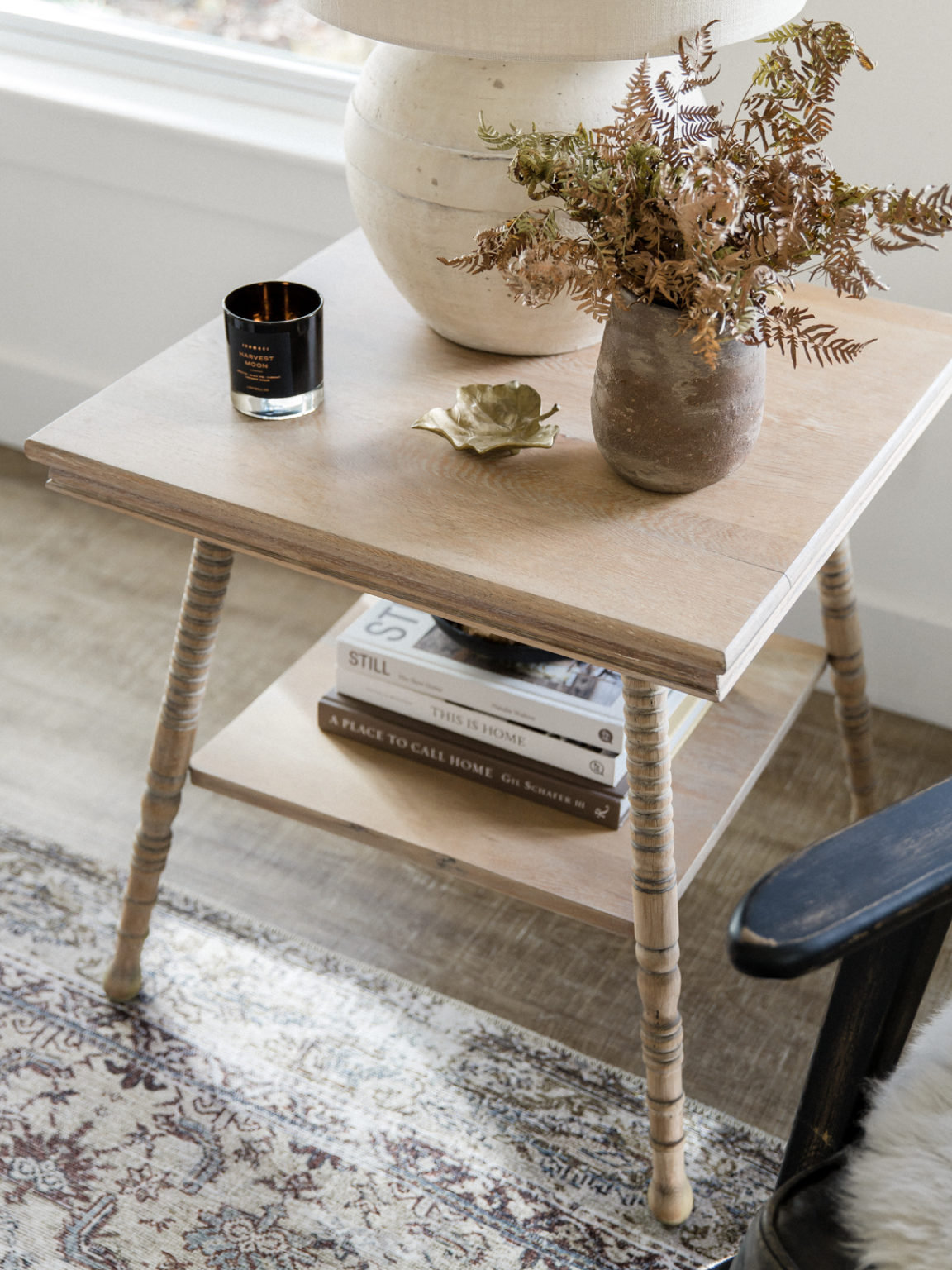 How We Refinished Our Vintage Oak Table | Laine and Layne