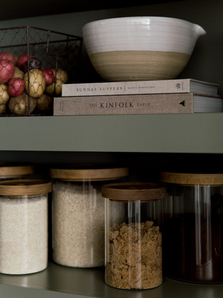 Pantry Reveal : How To Update A Dated Corner Pantry | Laine and Layne