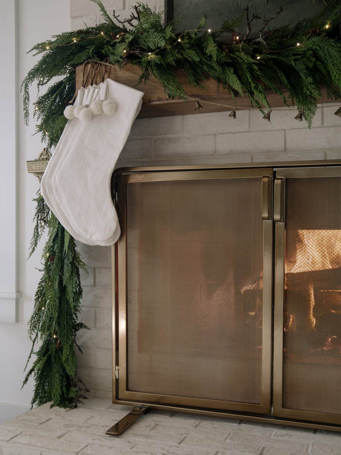 Cozy Christmas Mantel & Tree | Laine and Layne