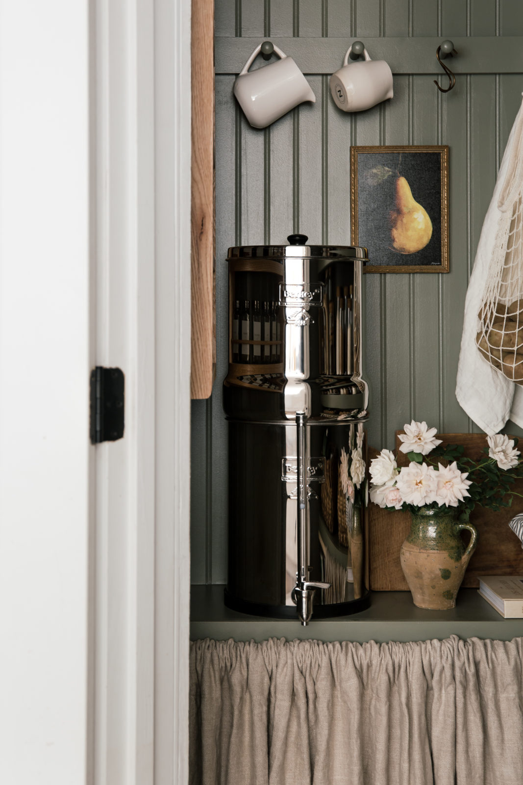 Pantry Update, Adding a Shelf for Our Berkey | Laine and Layne