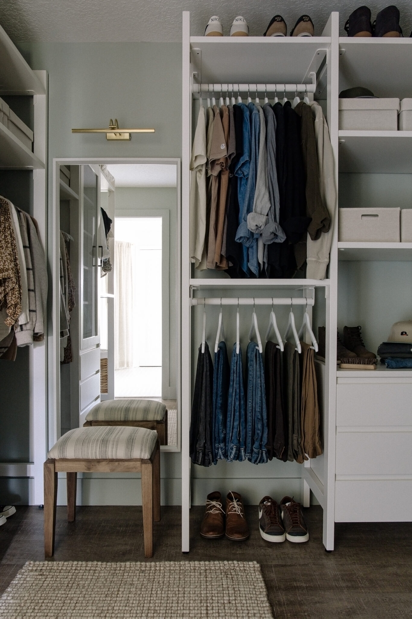 Closet Reveal : Completely Transforming Our Dated Closet into a ...