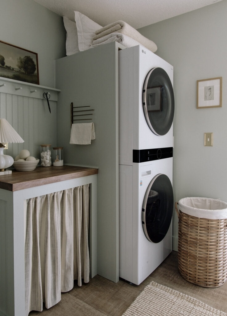 Laundry Reveal : How We Made Our Laundry Closet More Functional | Laine ...
