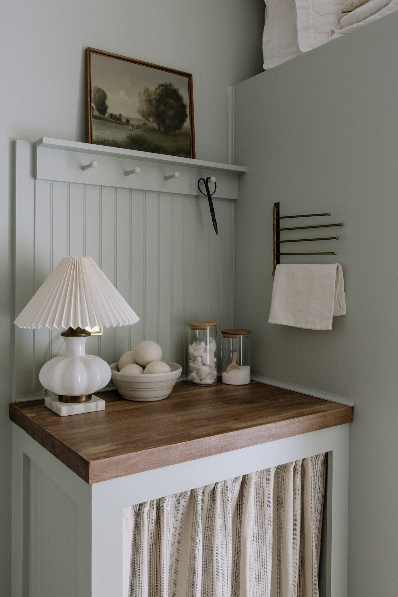 Laundry Reveal : How We Made Our Laundry Closet More Functional | Laine ...