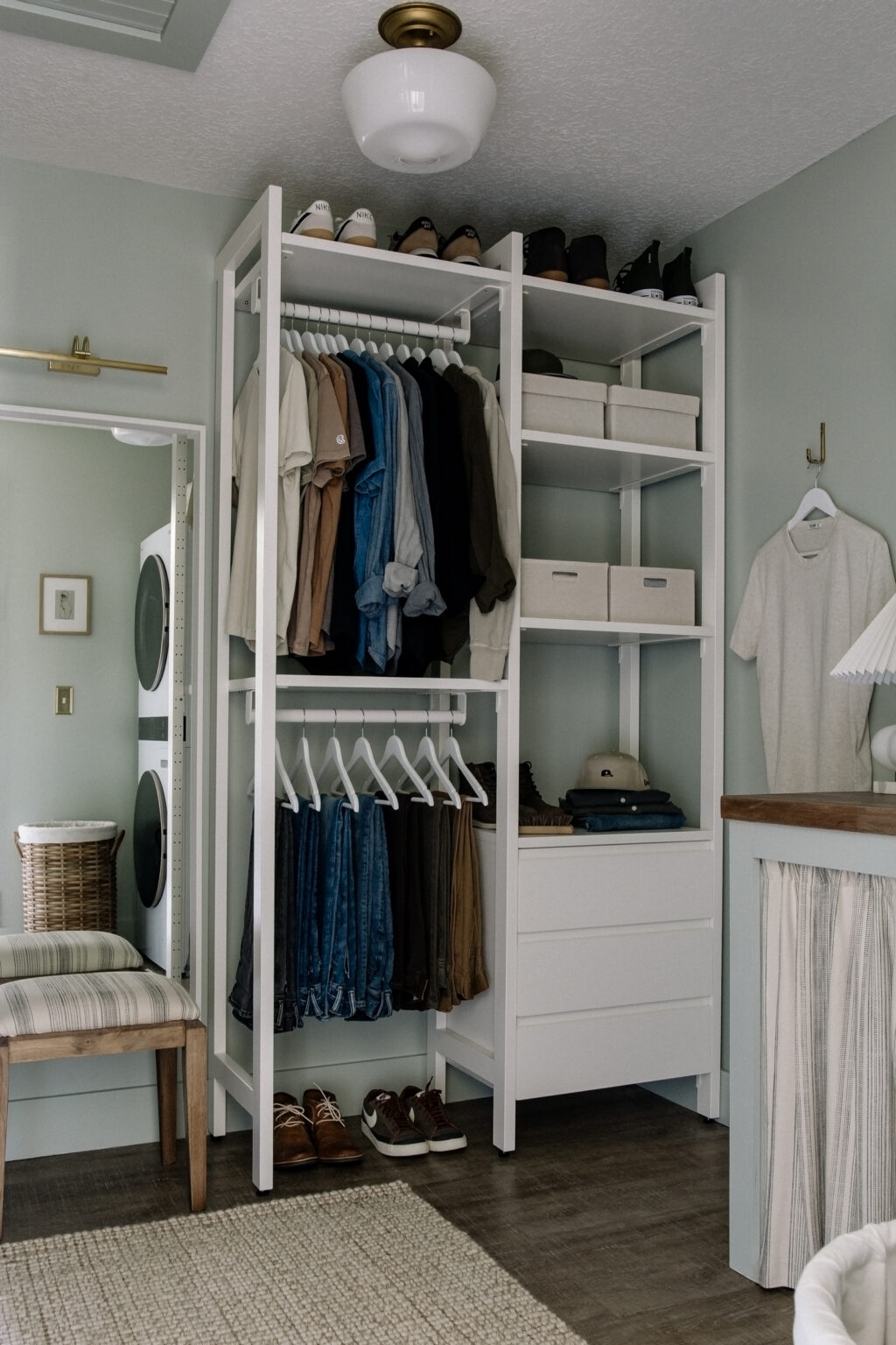 Closet Reveal : Completely Transforming Our Dated Closet into a ...