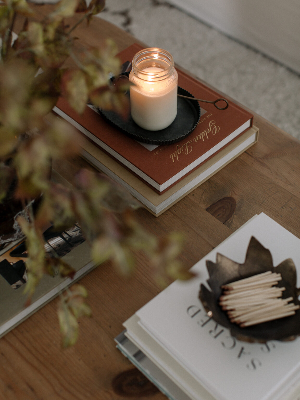 Fall Coffee Table & Inspiring Coffee Table Books | Laine and Layne