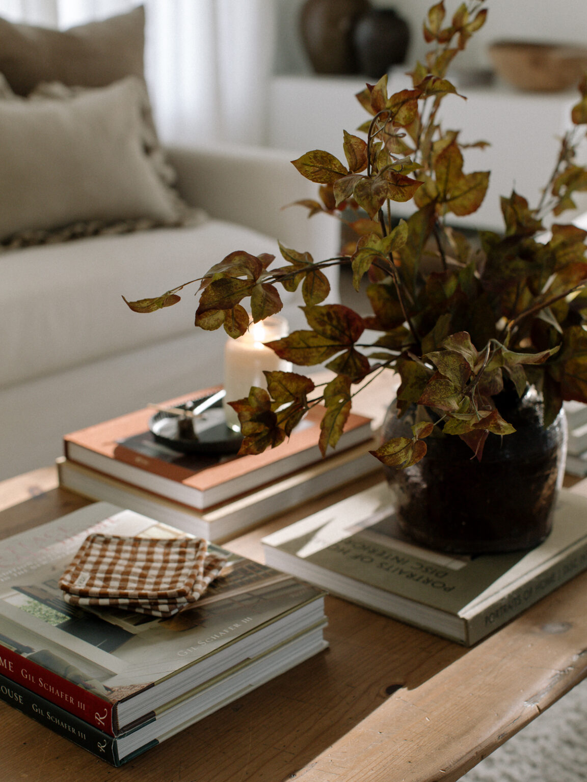Fall Coffee Table & Inspiring Coffee Table Books | Laine and Layne