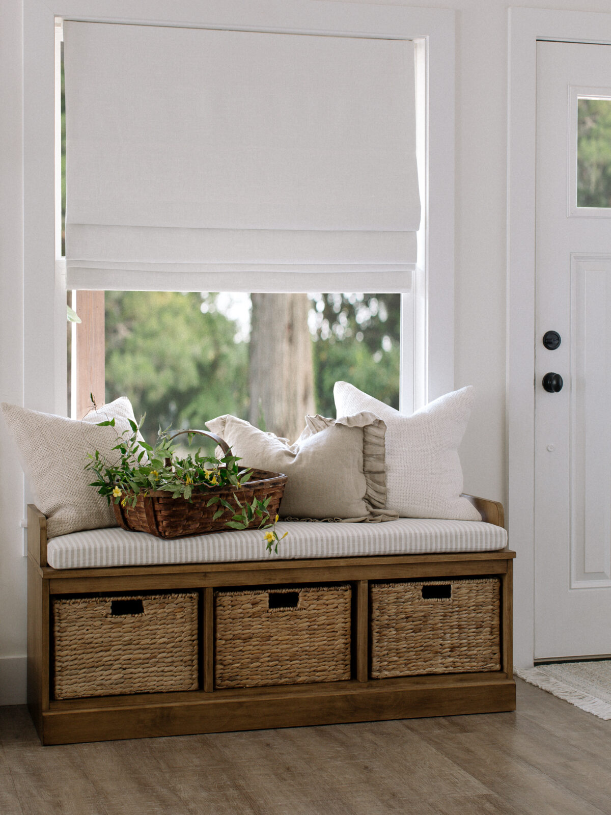 Small Functional Entryway & Storage Bench Roundup | Laine and Layne