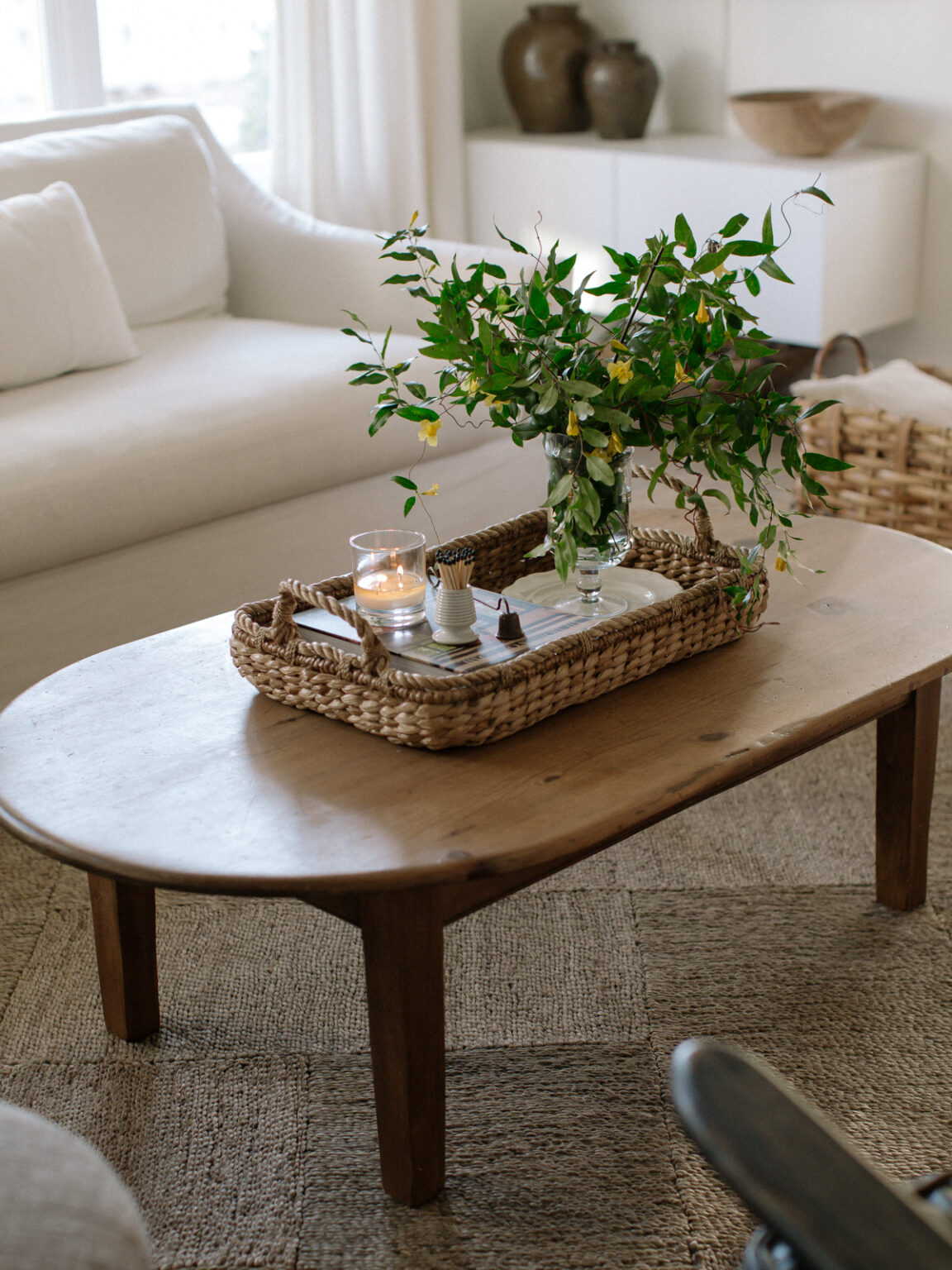 Spring Living Room, Fireplace Brick, Jute Rug Q&A | Laine and Layne