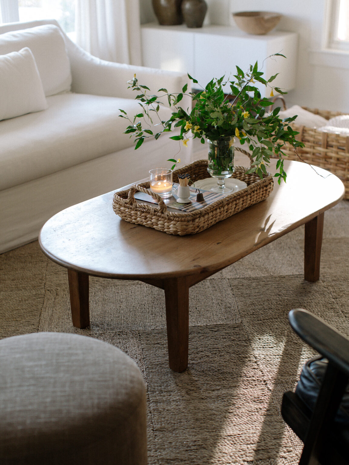 Spring Living Room, Fireplace Brick, Jute Rug Q&A | Laine and Layne