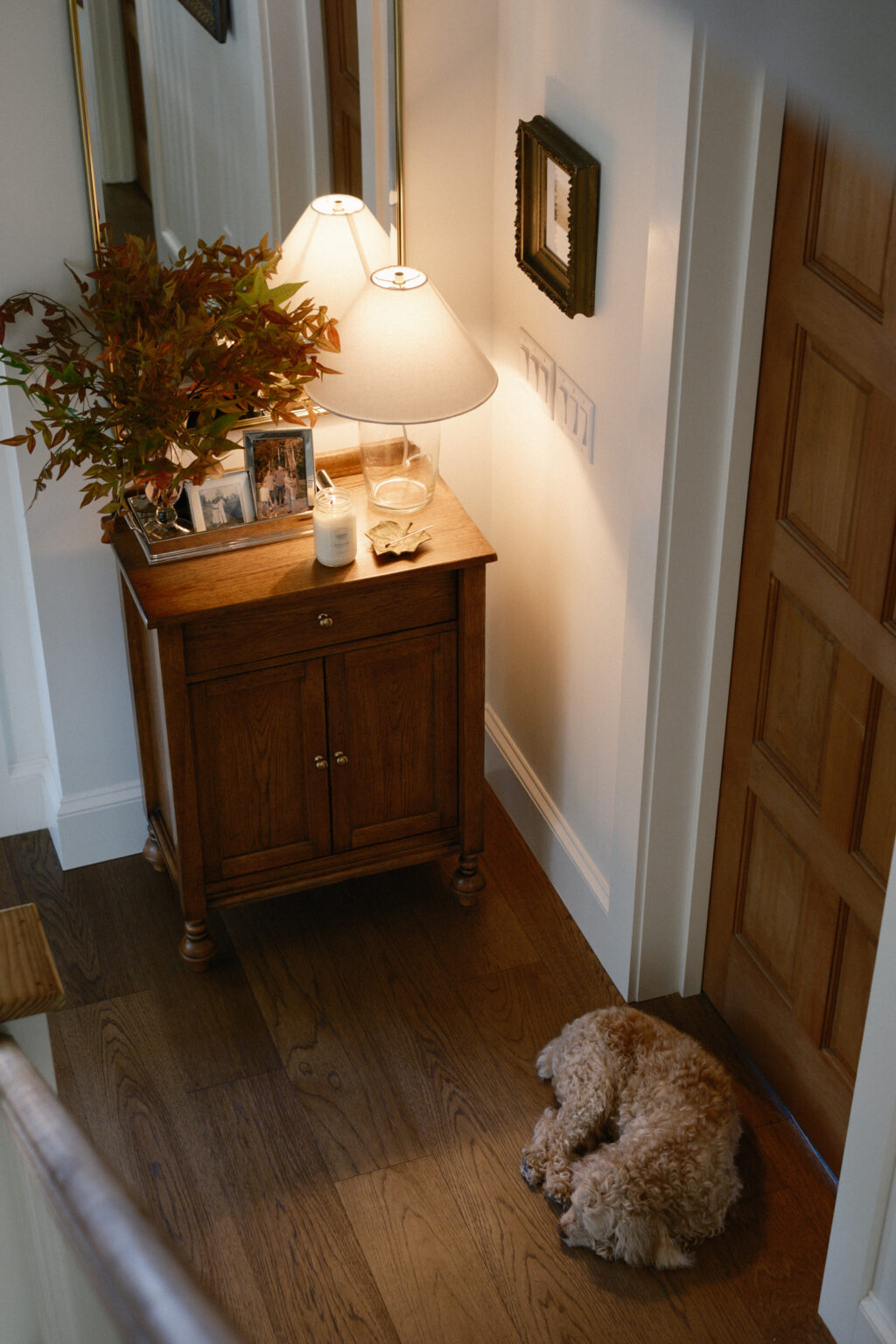 A Small But Welcoming Fall Entry | Laine and Layne